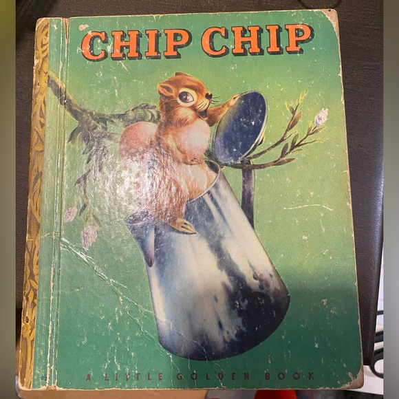 Little Golden Book | Other | Vintage Little Golden Book Chip Chip Rare ...